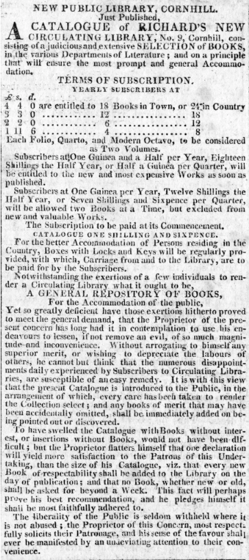 Circulating Libraries in the Regency Era | Every Woman Dreams…
